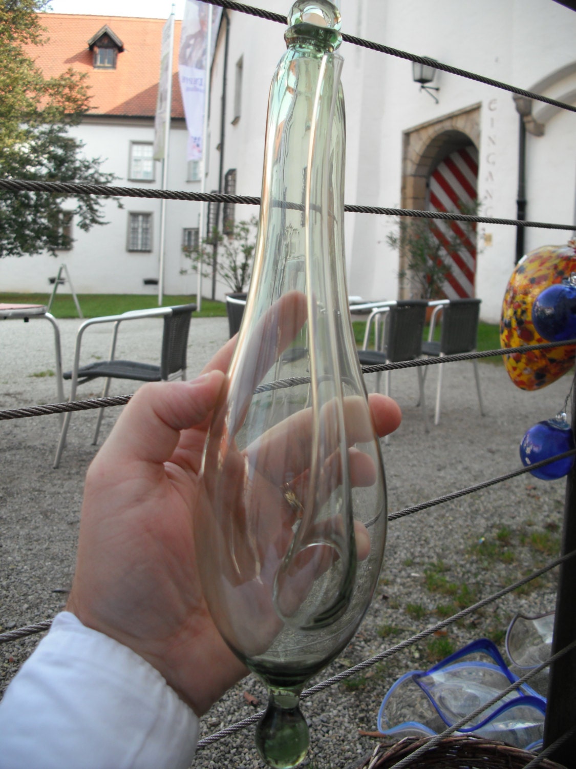 Handblown Weather Glass Goethe Barometer Greenisch Light USA - Etsy