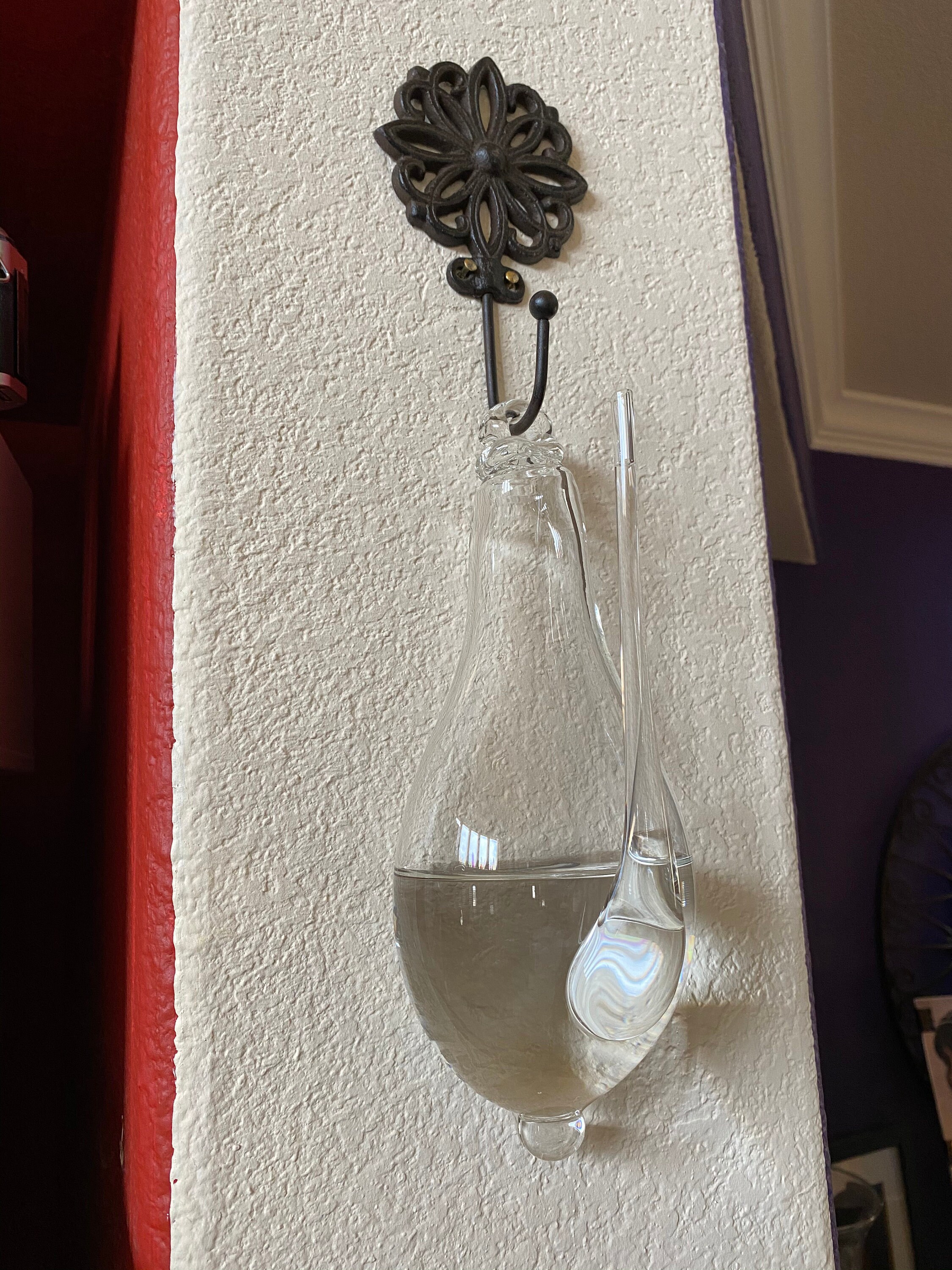 Handblown Weather Glass Goethe Barometer Deep Green USA, Glaswork ...