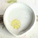 Lemon Ceramic Spoon Rest Minimalist Spoon Rest Lemon Pressed Dishes - Etsy