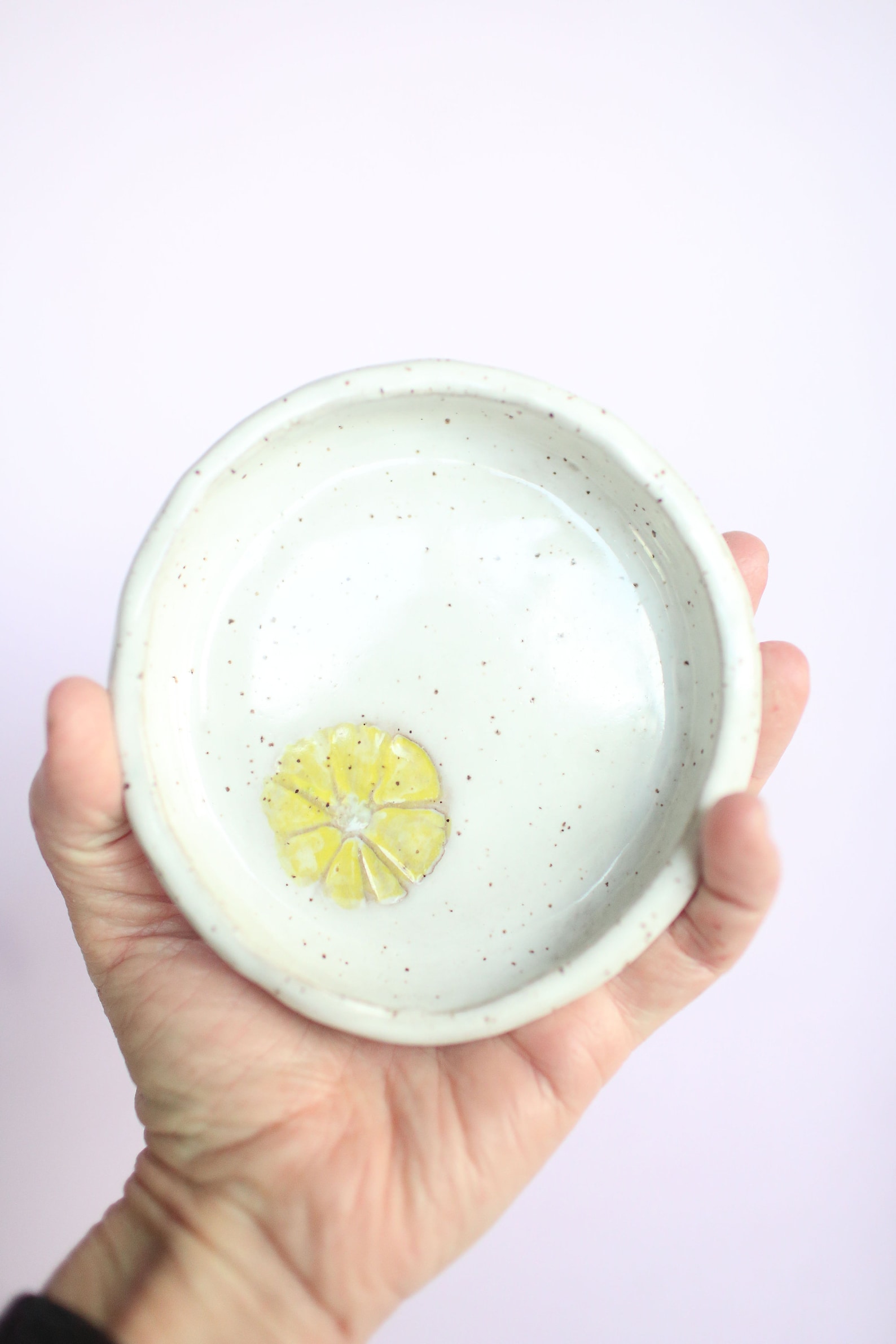 Lemon Ceramic Spoon Rest Minimalist Spoon Rest Lemon Pressed | Etsy