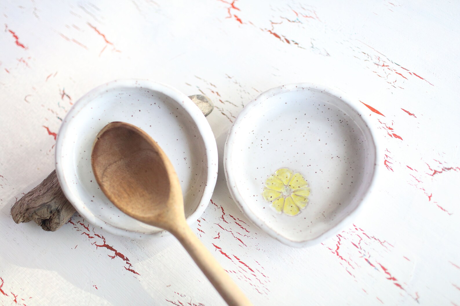 Lemon Ceramic Spoon Rest Minimalist Spoon Rest Lemon Pressed | Etsy