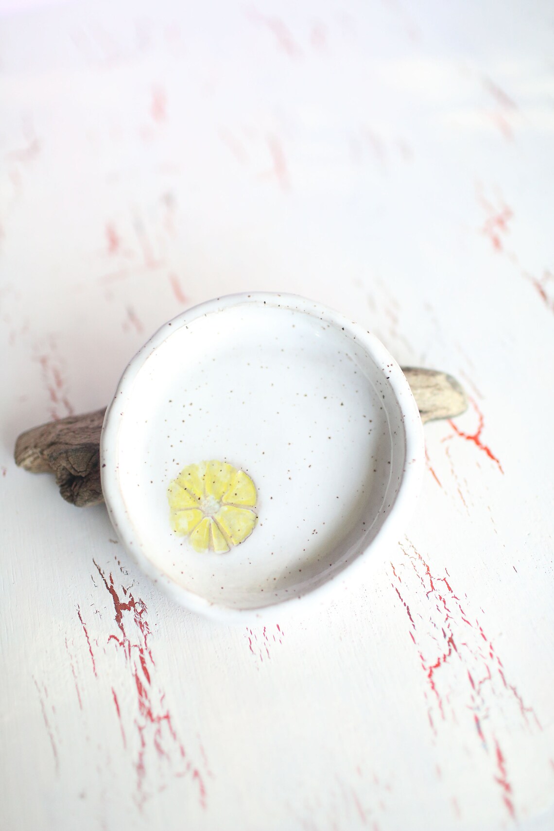 Lemon Ceramic Spoon Rest Minimalist Spoon Rest Lemon Pressed | Etsy