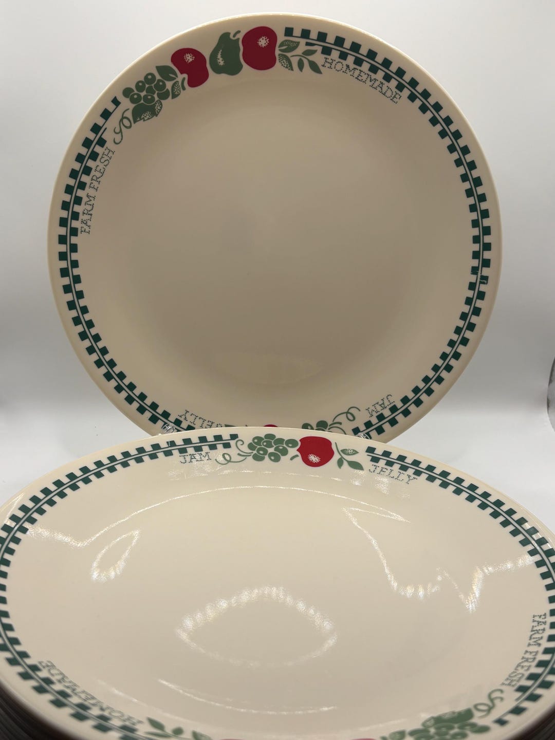 Vintage Corelle “farm Fresh” Dinner Plates - Etsy