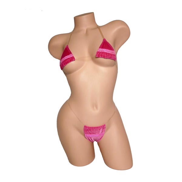 Micro Invisible Bikini - Etsy