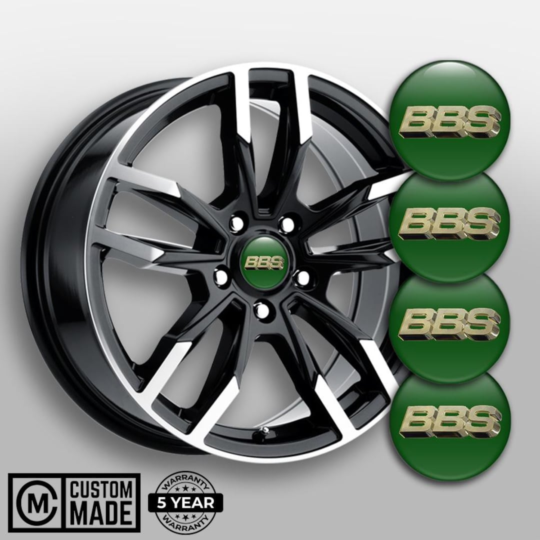 BBS Wheel Center Cap Decals - Domed Epoxy Resin Stickers (set of 4) - Etsy