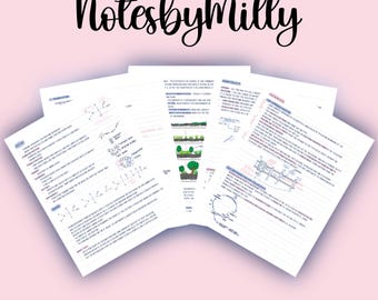 genetics revision notes