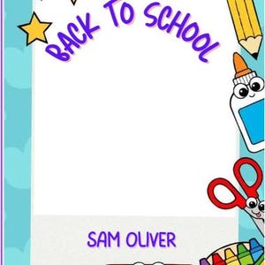 Editable Back to School Card: Classmate Gift Tag Template (digital ...