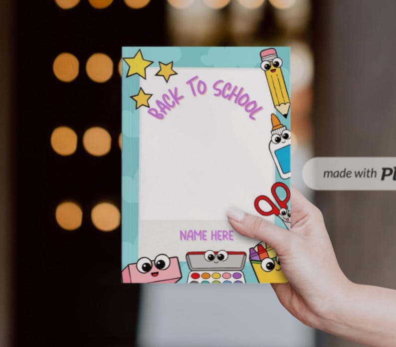 Editable Back to School Card: Classmate Gift Tag Template (digital ...