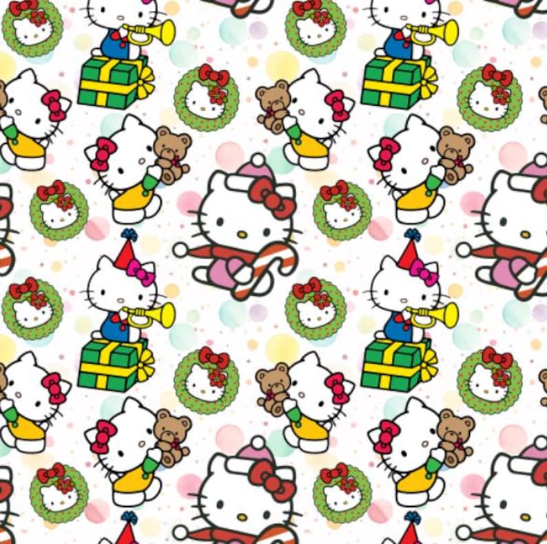 Hello Kitty 100% Cotton Fabric Soft for Kids Clothes Cotton Fabric ...