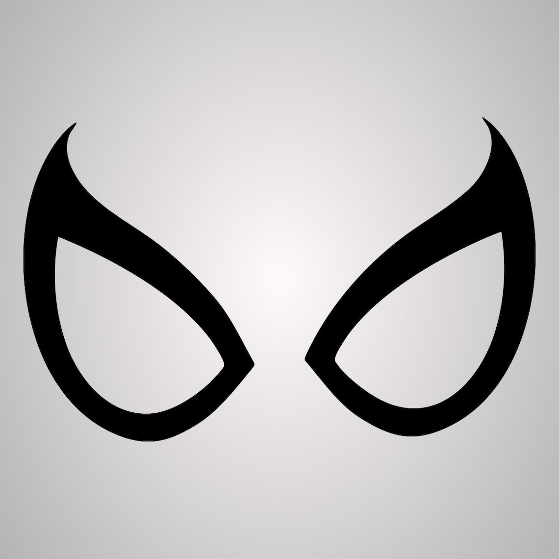 Spiderman Eyes SVG | Superhero Mask Silhouette PNG | Comic Eyes Clipart ...