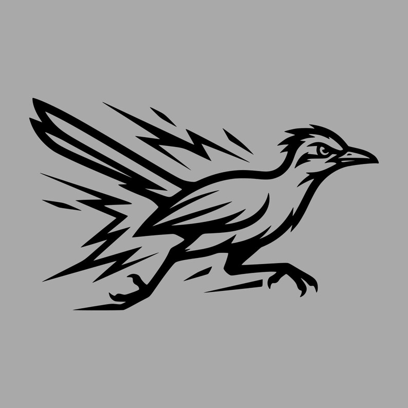 Roadrunner Sprint SVG PNG: Bold Graphic Design for Cut Files (digital ...