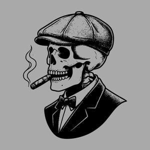 Peaky Blinders Skull SVG, Gangster Tattoo Art (digital Download) - Etsy