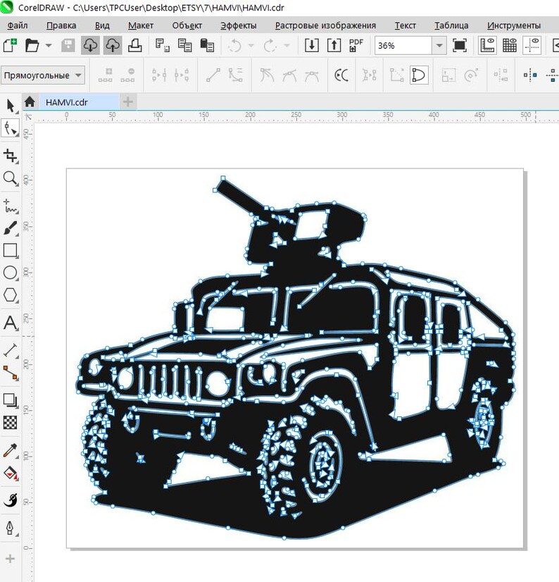 Military Humvee Vector Svg Pdf Cdr Dxf Laser Cut and CNC - Etsy
