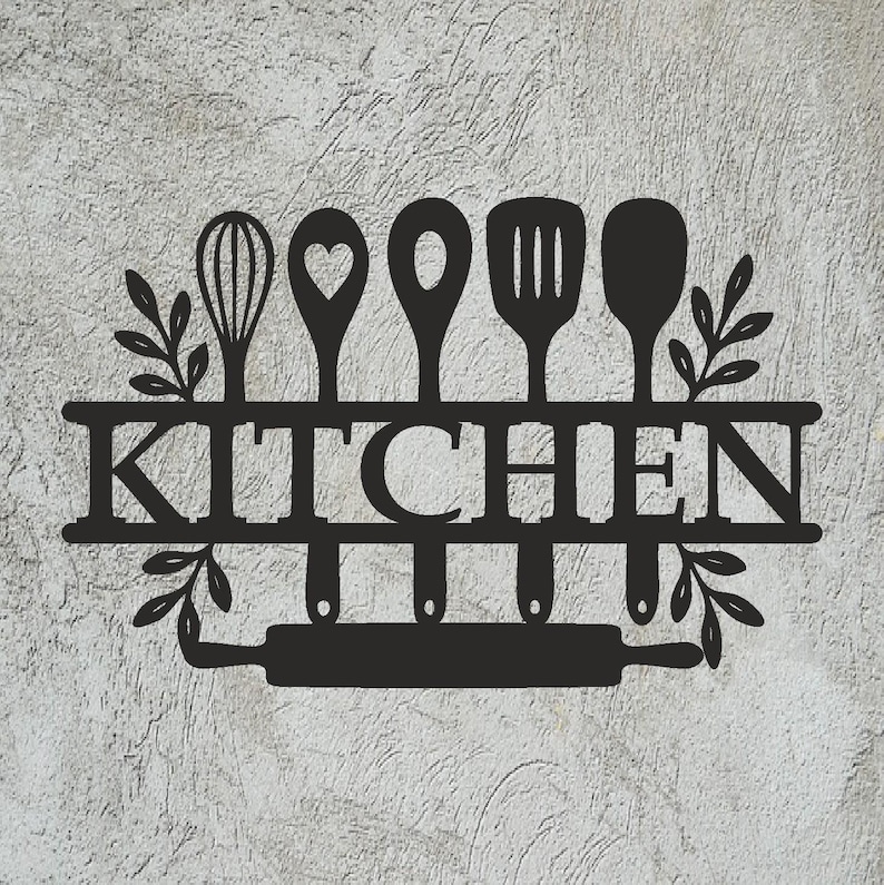 Kitchen Vector Svg Pdf Cdr Dxf Kitchen for Laser Cut and CNC - Etsy