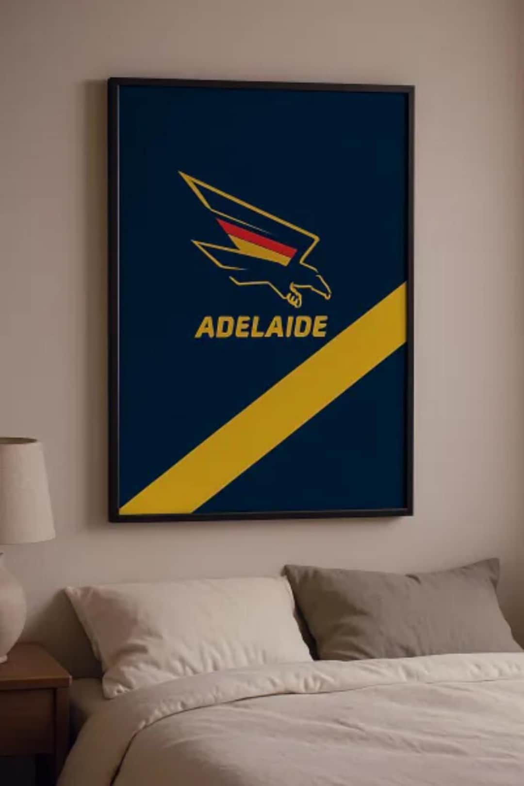 NEW 2026 Adelaide Crows AFL Poster: Modern Football Club Wall Art - Etsy