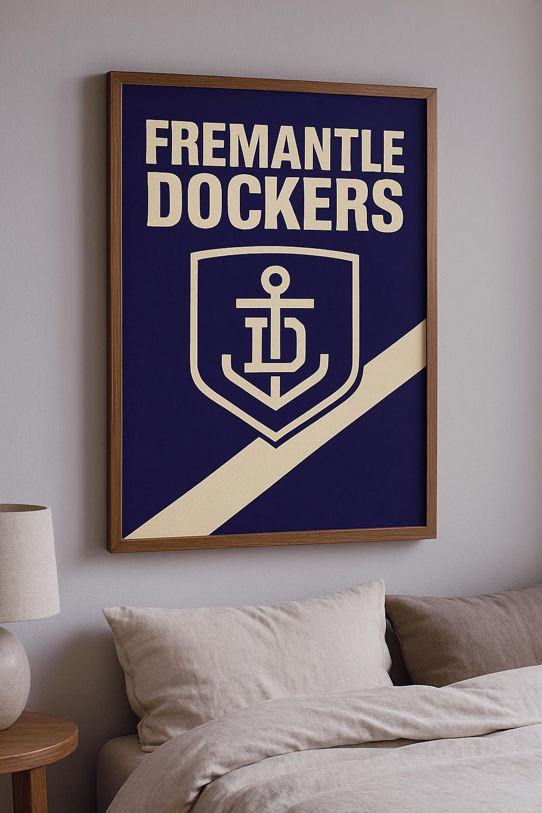 Vintage Fremantle Dockers AFL Poster: Football Wall Art Print - Etsy