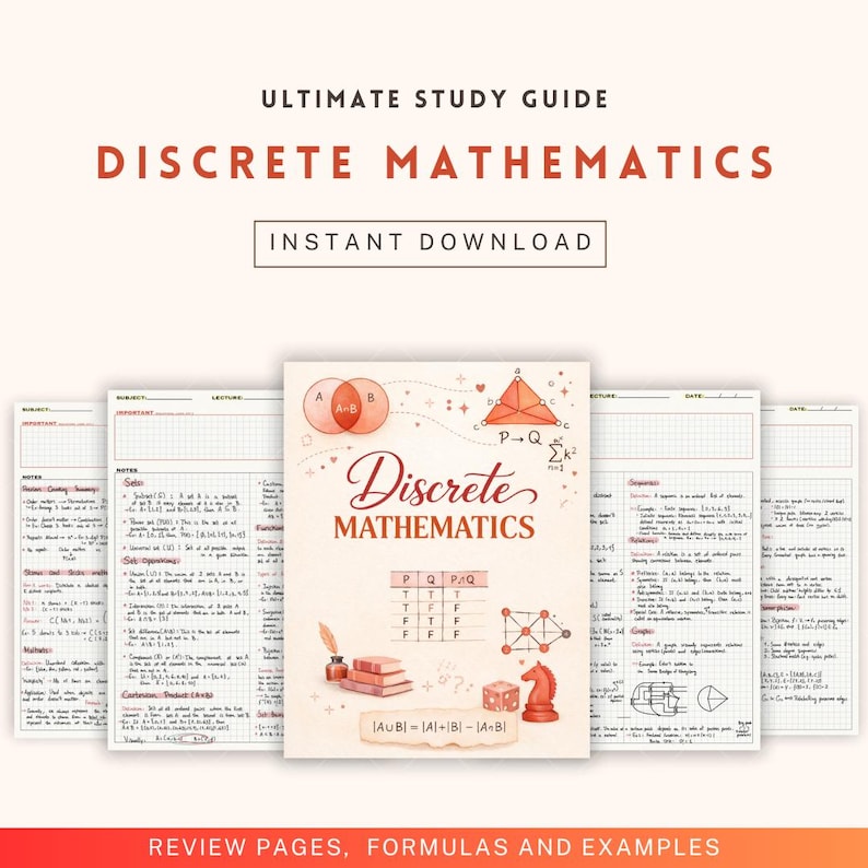 Discrete Mathematics Notes for Computer Science | Logic, Sets, Graph ...