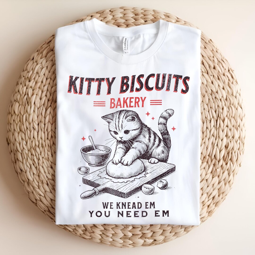 Kitty Biscuits We Knead Em You Need Em PNG Files, Cat Biscuit Maker Svg ...