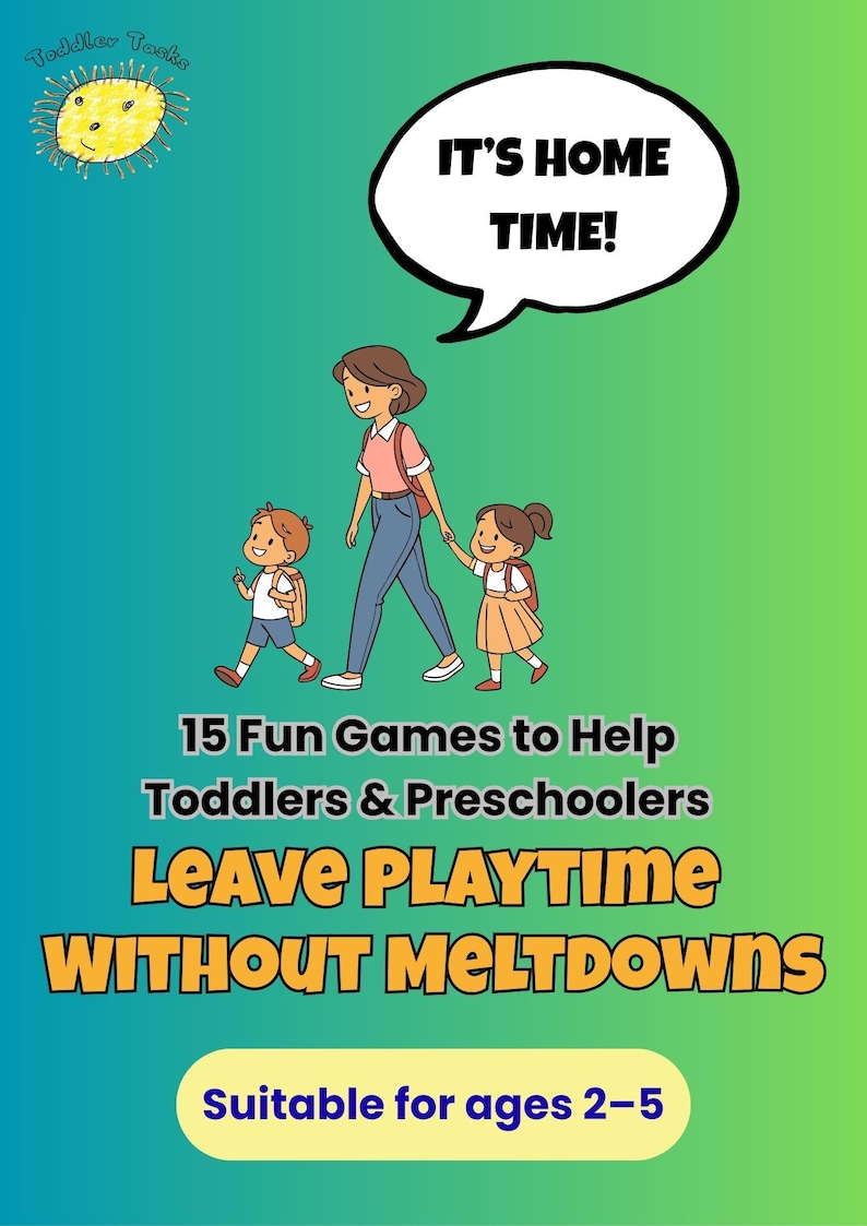 15 Fun Transition Games to Help Toddlers & Preschoolers Leave Playtime ...