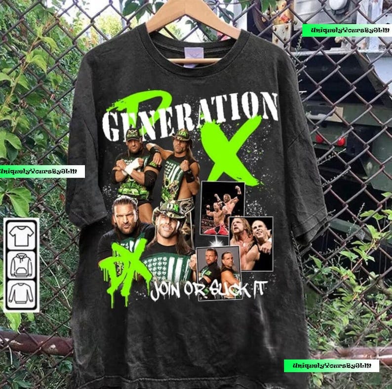 Retro D-generation X Tshirt D-generation X Hoodie American Professional ...