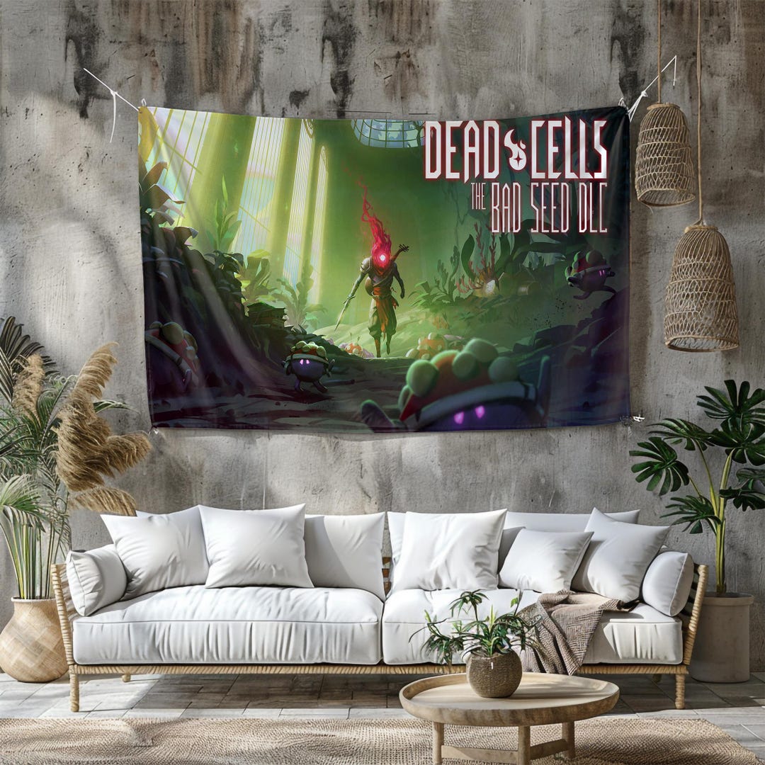 Dead Cells Tapestry: Vibrant Game Art Wall Decor, Personalized Printing ...