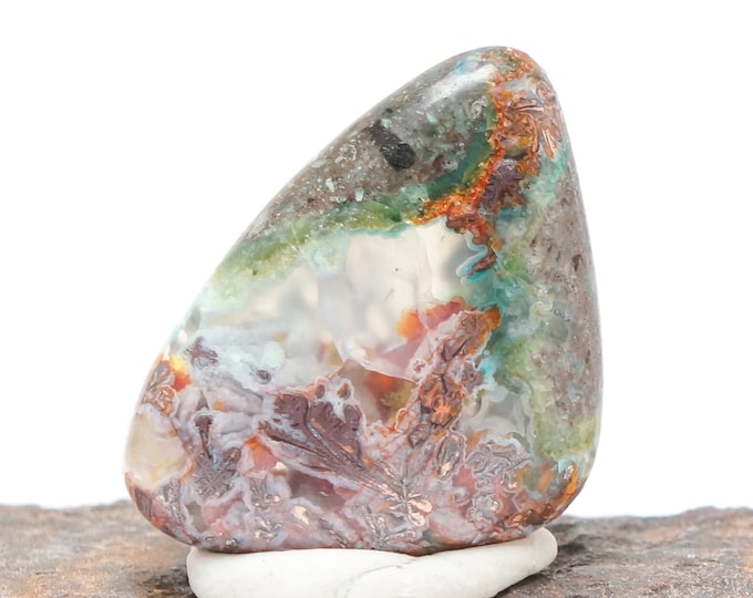 Native Copper Cab Indonesia Native Copper Agate Cabochon Jewelry Making ...