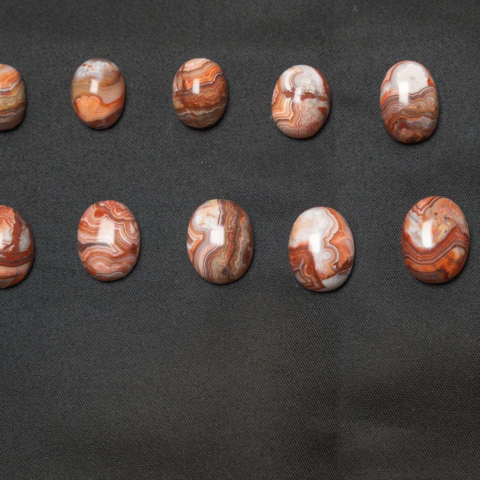 YOUR PICK of Rincon Lace Agate Cabs | Rincon Agate Cabochons | Ring ...