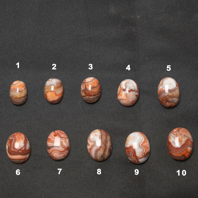 YOUR PICK of Rincon Lace Agate Cabs | Rincon Agate Cabochons | Ring ...