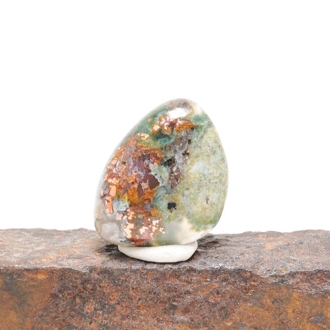 Native Copper Cab | Indonesia Native Copper Agate Cabochon | Jewelry ...
