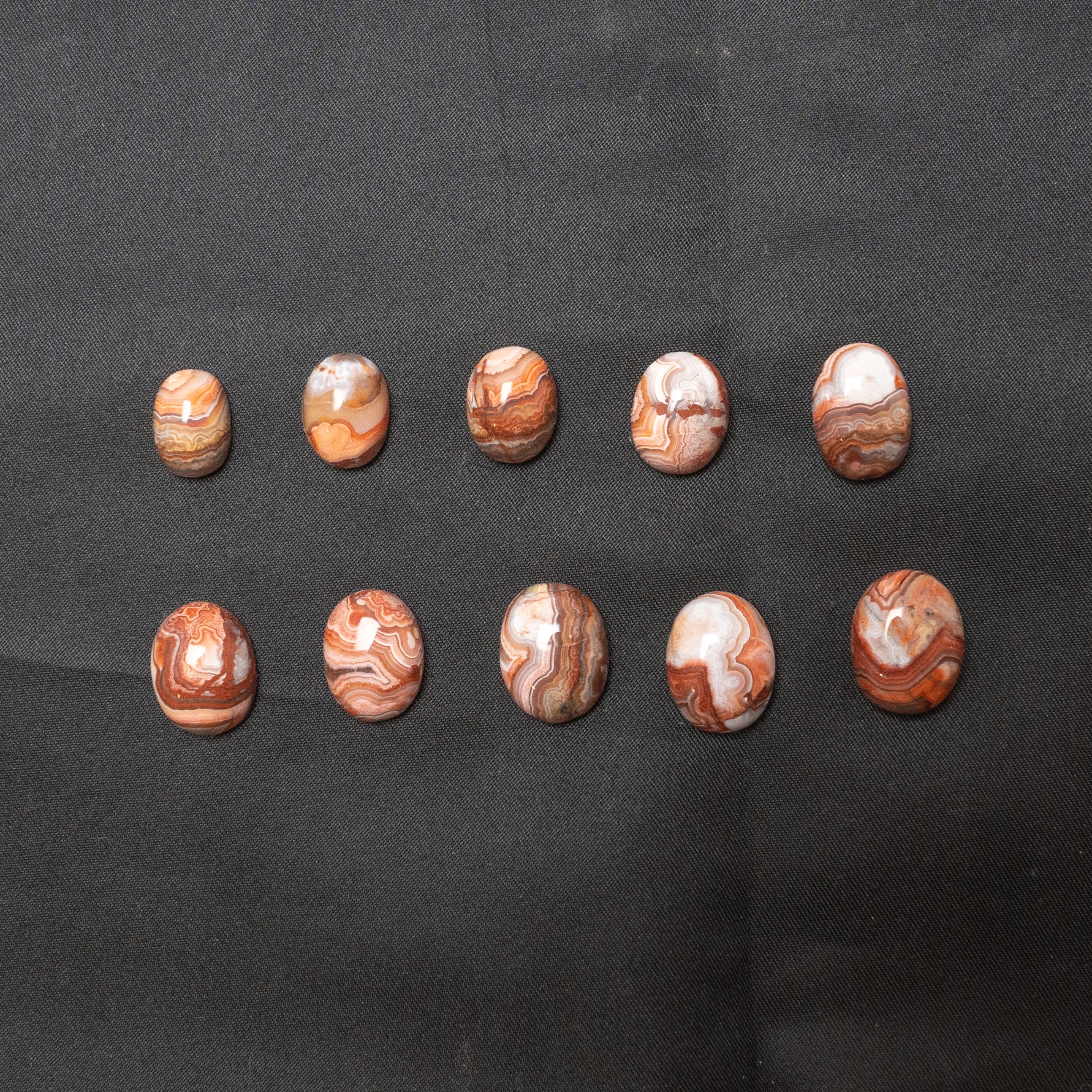 YOUR PICK of Rincon Lace Agate Cabs | Rincon Agate Cabochons | Ring ...