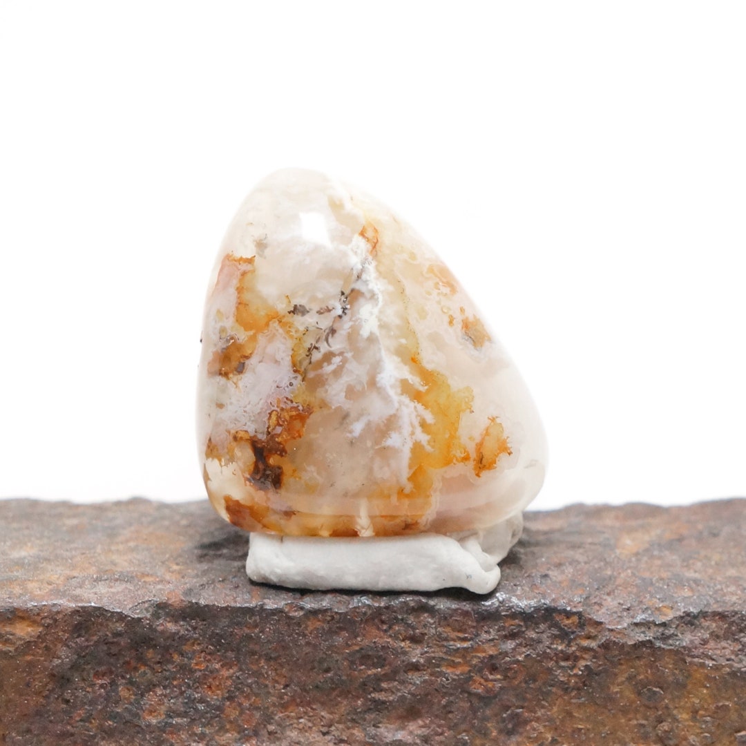 Feather Ridge Plume Agate Cab | Feather Ridge Plume Cabochon | Jewelry ...