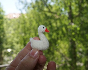 Felted duck miniature duck felted farm animals felt toys | Etsy