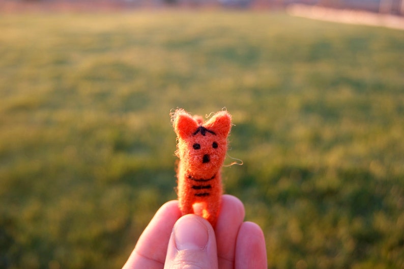 Felted Cat, Cat Miniature, Neddle Felted Cat, Super Tiny, Felted Toys ...