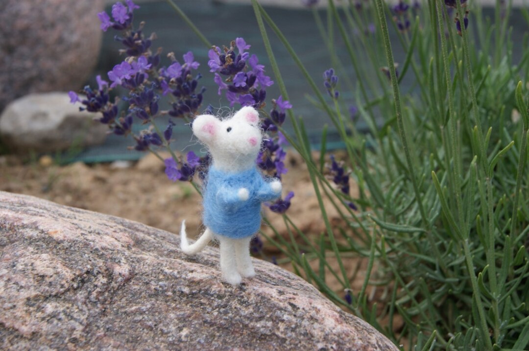 Felted Mouse, Needle Felted Mouse, Mouse Miniature - Etsy