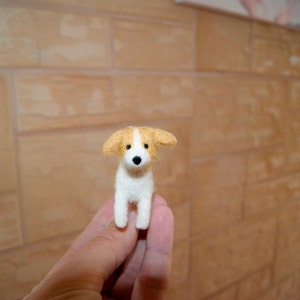 Felt Dog, Custom Dog Miniature, Dog Miniature, Felt Dog, Felt Pet - Etsy