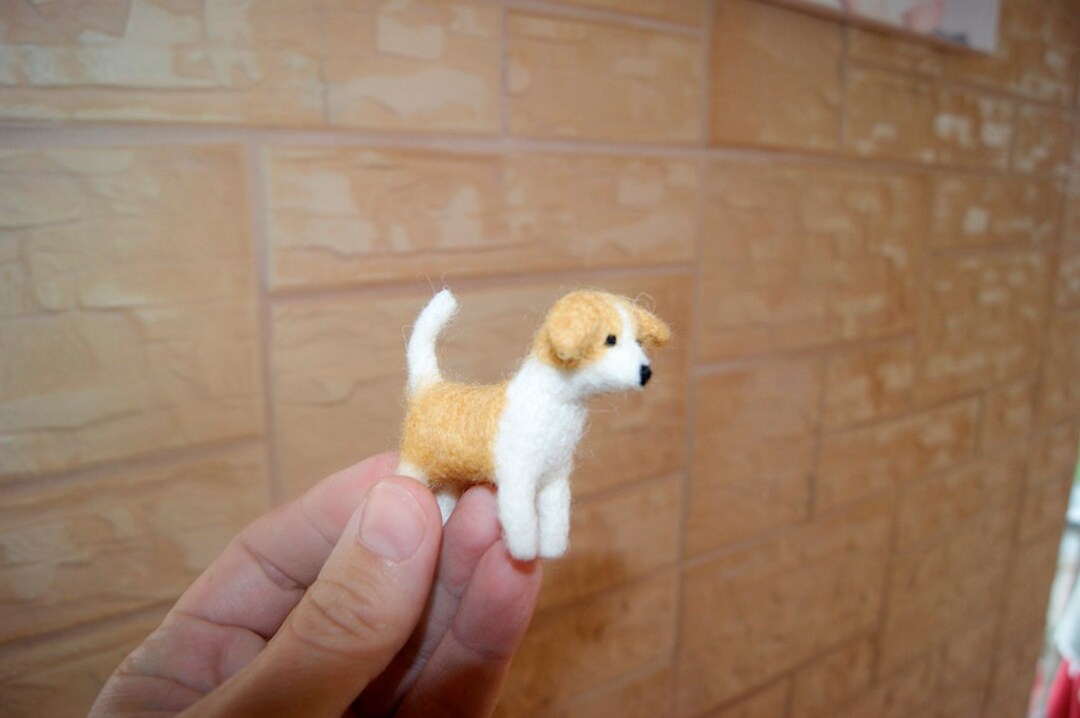 Felt Dog, Custom Dog Miniature, Dog Miniature, Felt Dog, Felt Pet - Etsy