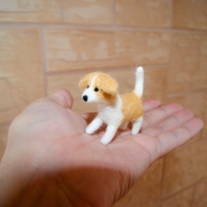Felt Dog, Custom Dog Miniature, Dog Miniature, Felt Dog, Felt Pet - Etsy