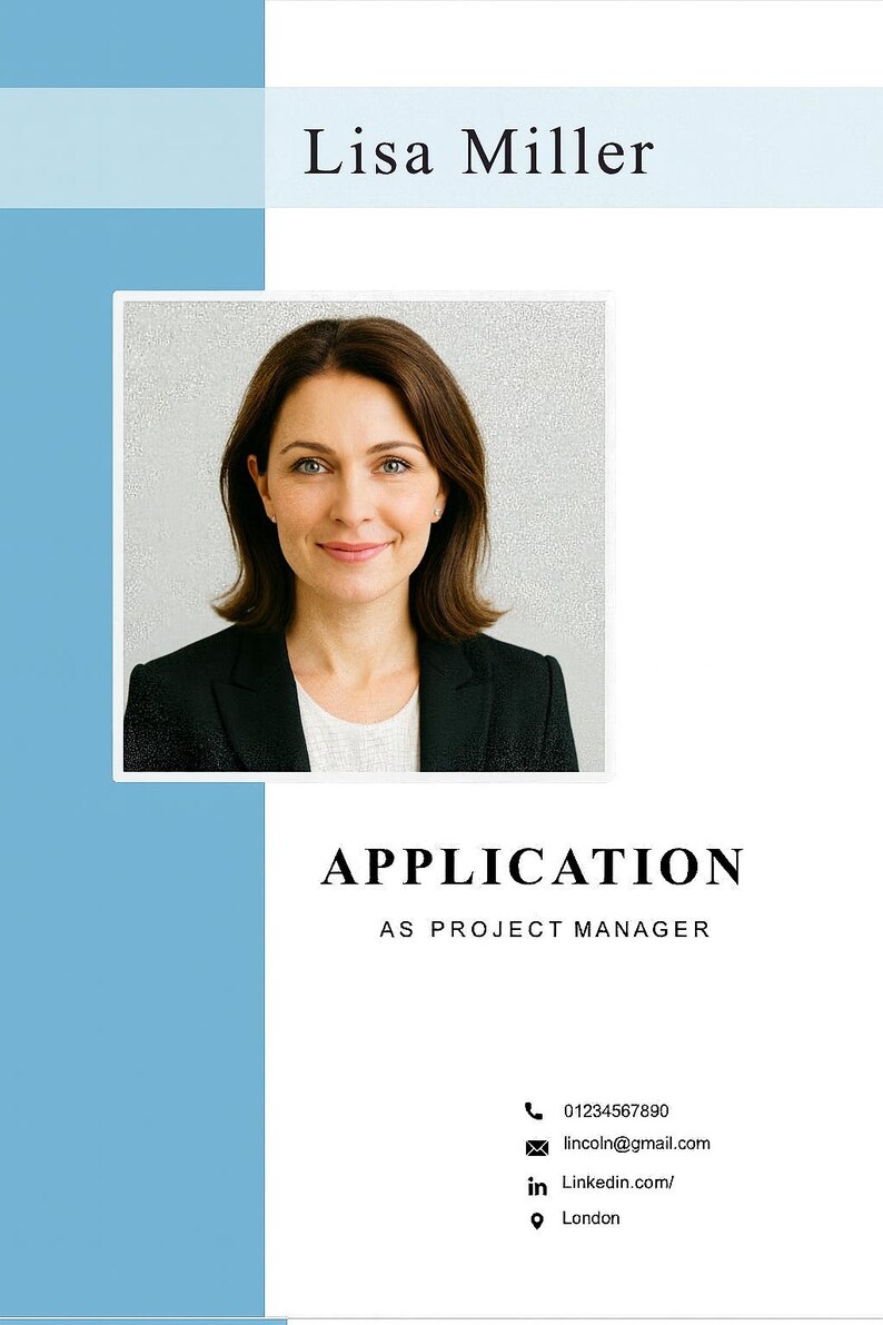 Modern Resume Template for Job Application — Editable in Word, Pages - Etsy