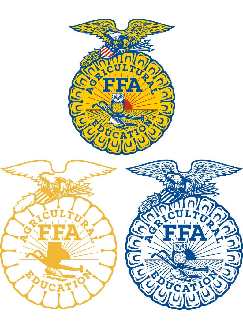 FFA Logo SVG Bundle | Future Farmers of America Emblem | Digital Download for Printing, Cricut ...