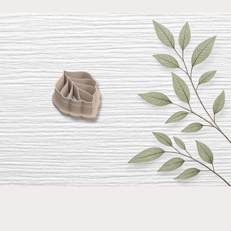 Embossed Leaf Clay Cutter | Botanical Earring Tool - Etsy