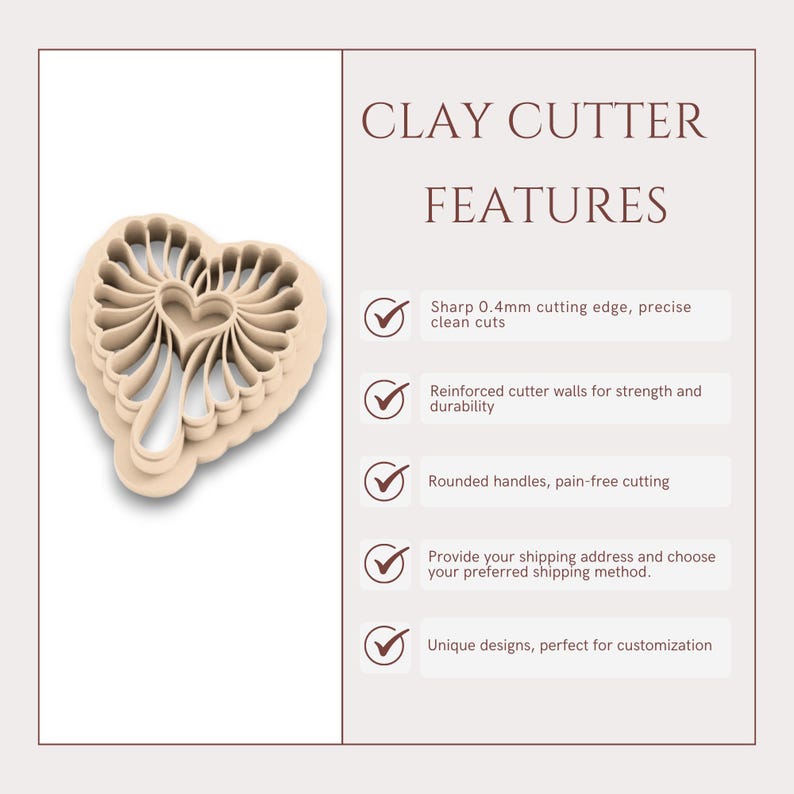 Embossed Leaf Clay Cutter | Botanical Earring Tool - Etsy