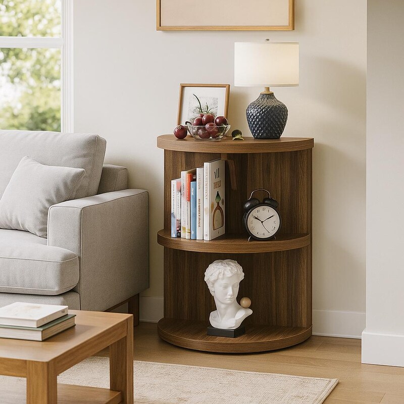 Circle Nightstand Plans - Etsy