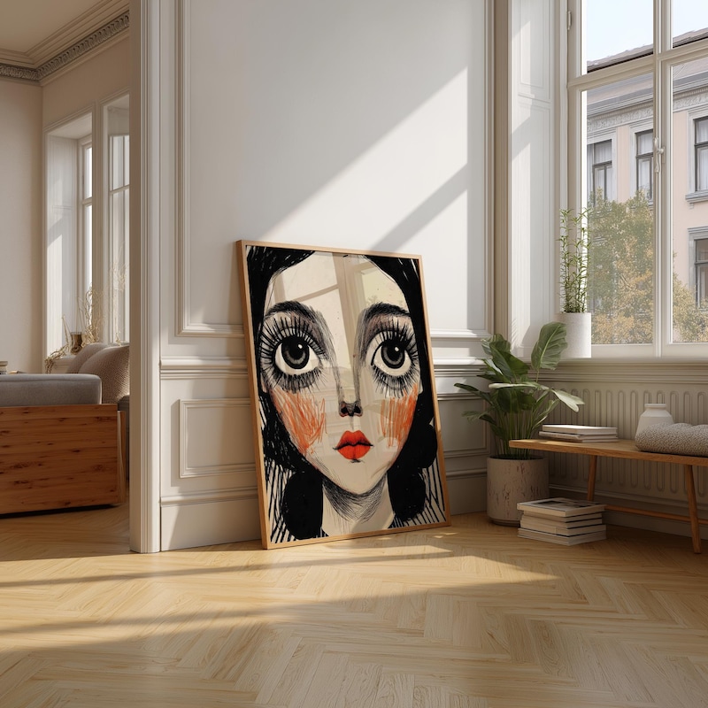 Big Eyes Painting - Etsy