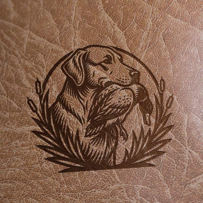 Hunting Dog SVG Bundle | Labrador Retriever With Duck PNG | Waterfowl ...