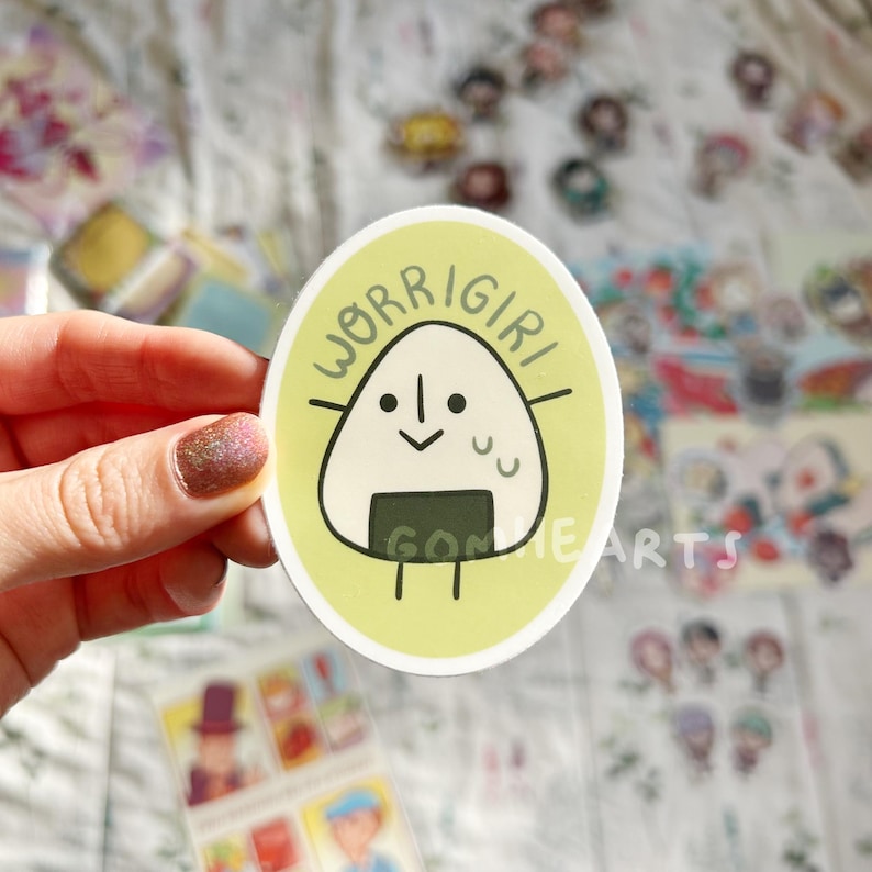 Onigiri Sticker | Original Art | Asian Snacks - Etsy