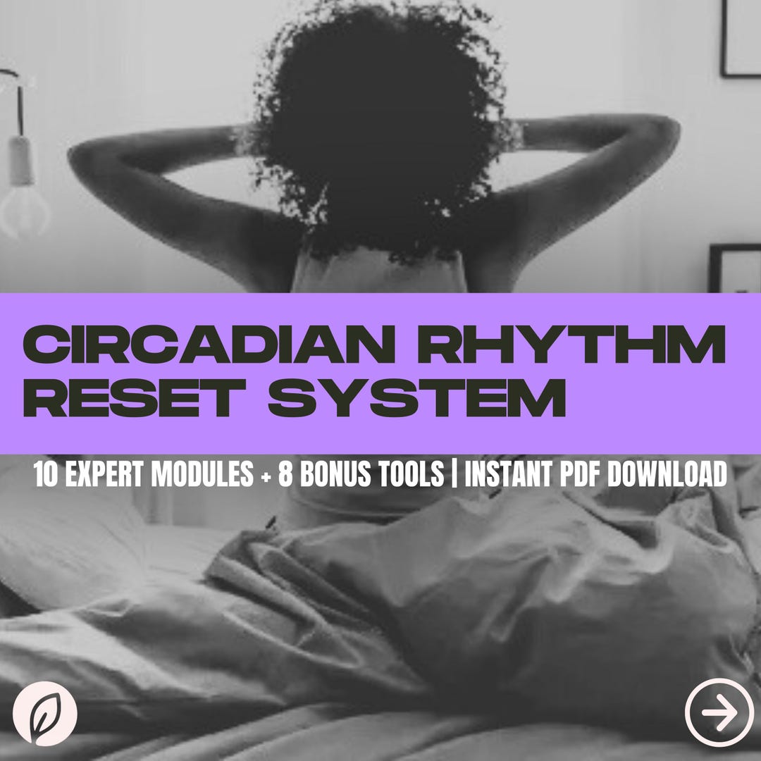 Circadian Rhythm Reset System: Align Your Body Clock for Deeper Sleep ...