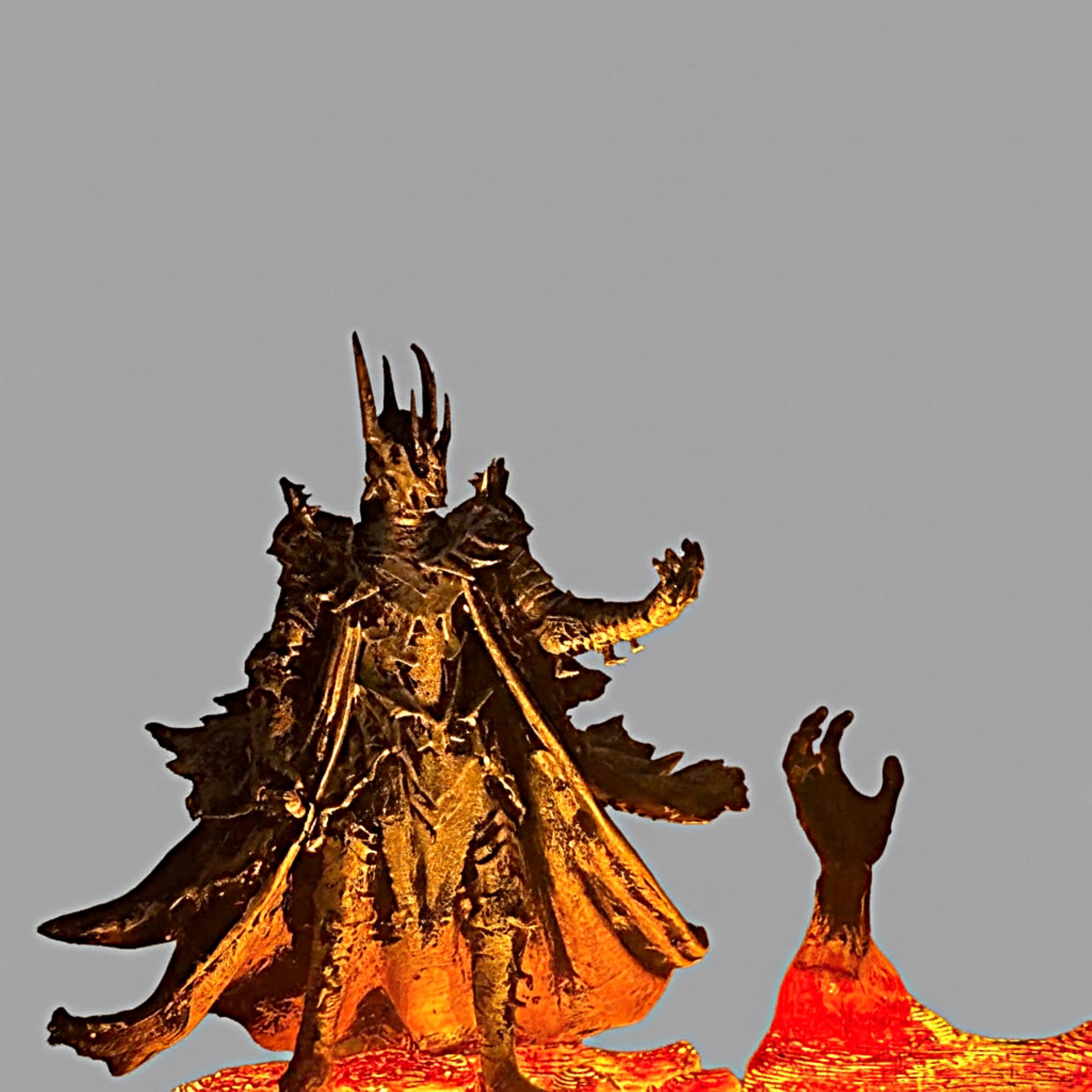 Dark Ring Resin Lamp, Fantasy Diorama Ring Night Light, Unique Geek ...