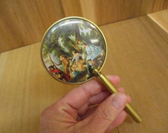 Brass Magnifying Mirror - Etsy