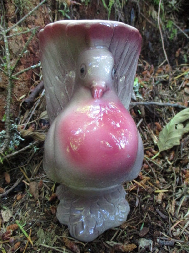 Royal Copley Pouter Pigeon Planter California Pottery - Etsy