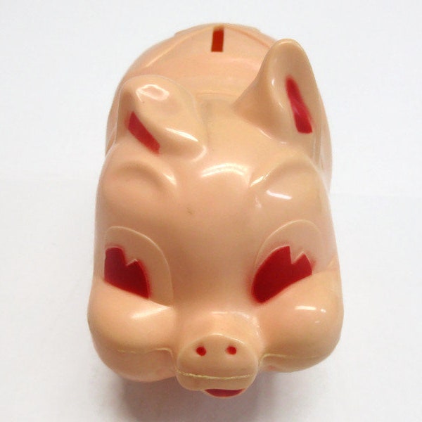Large Plastic Piggy Bank - Etsy
